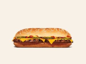 Extra Long Cheeseburger - Burger King Menu in Canada - Burger King Menu ...