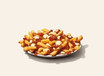 Poutine with Bacon - Burger King Menu in Canada
