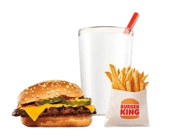 Burger King Cheeseburger King Jr. Meal – Kids’ Favorite Combo - Burger ...