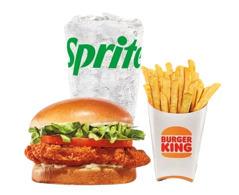 Burger King Spicy Crispy Chicken Sandwich Meal - Burger King Menu Canada
