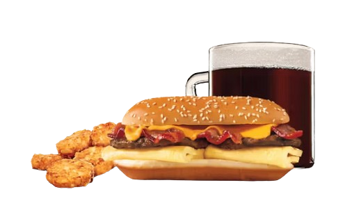 Burger King Enormous Omelette Sandwich Combo | Breakfast